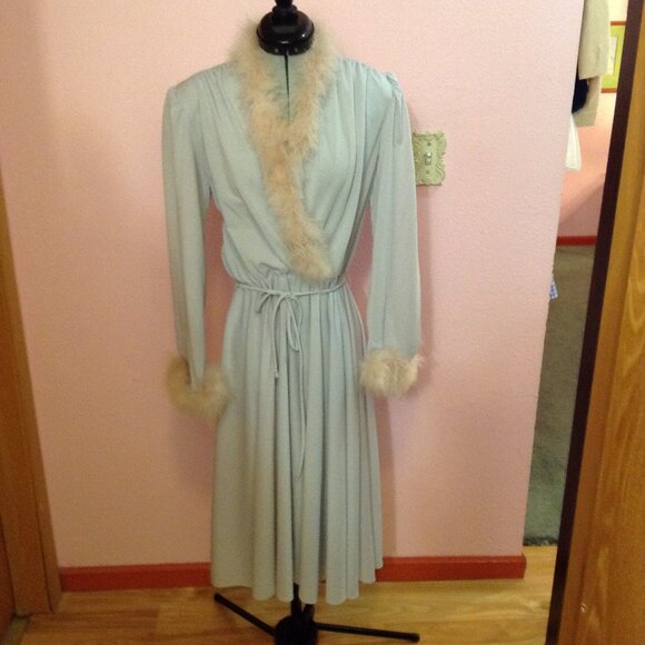 Vintage | Intimates & Sleepwear | Vintage Early 97s Feather Marabou ...